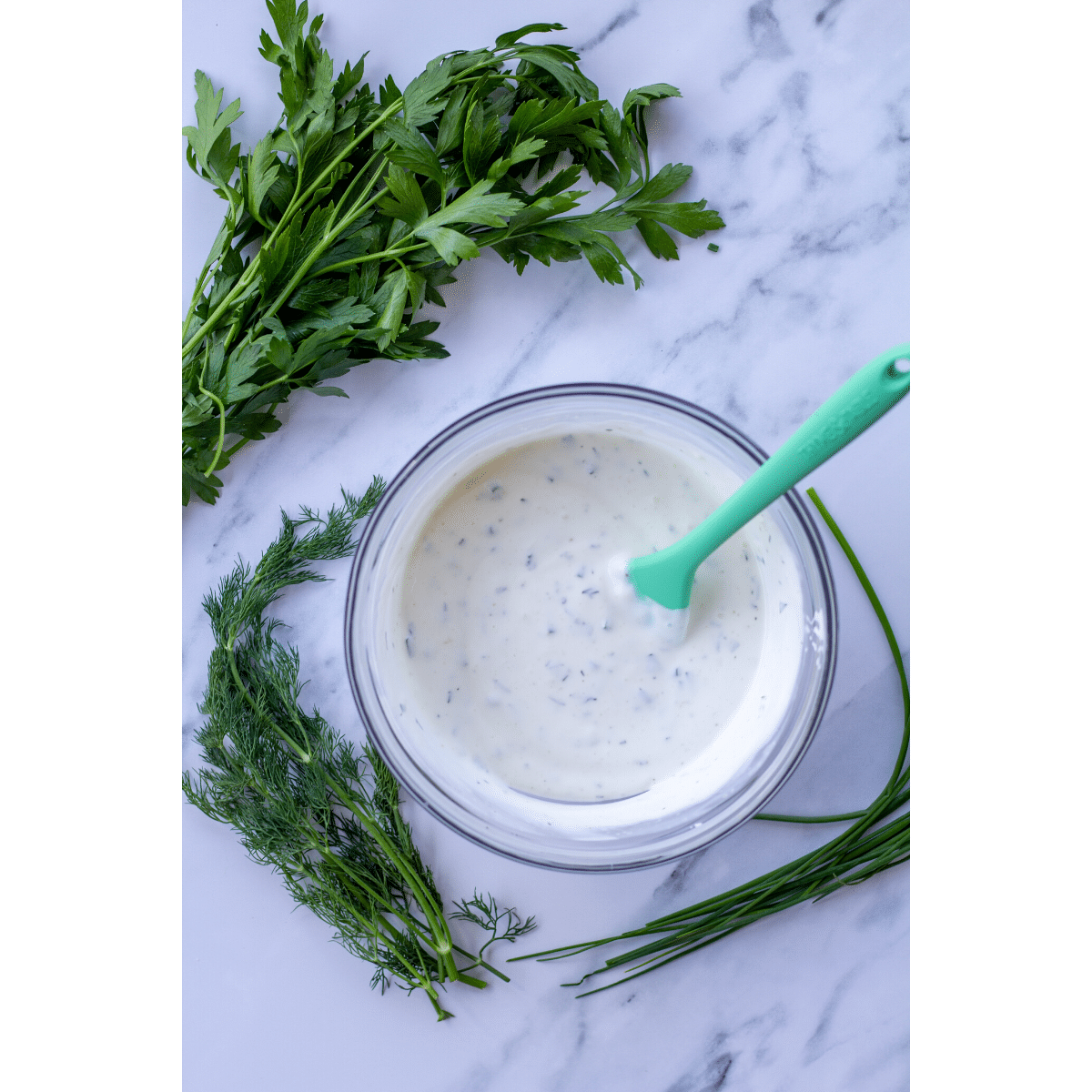 Homemade Healthy Ranch Dressing - Salty Lemon Sister